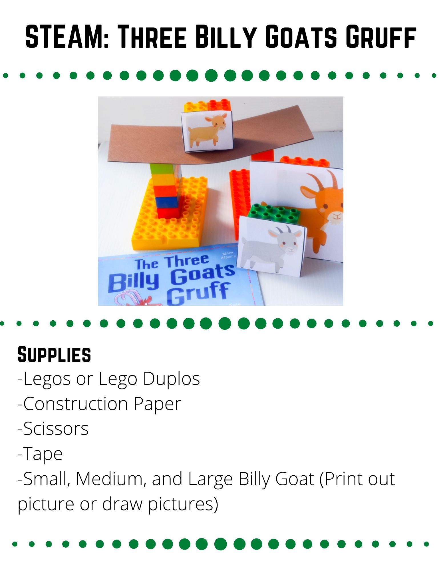 Children’s Weekly Challenges – L.D. Fargo Public Library